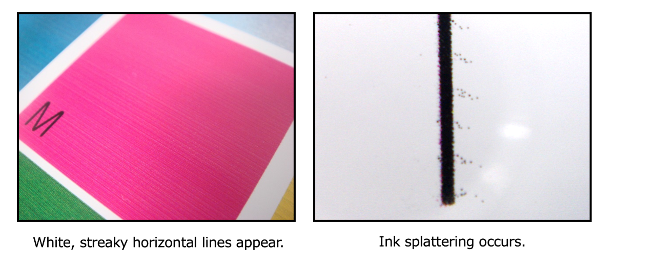 The print result is blurred or ink splatters. | About trouble | FAQ ...